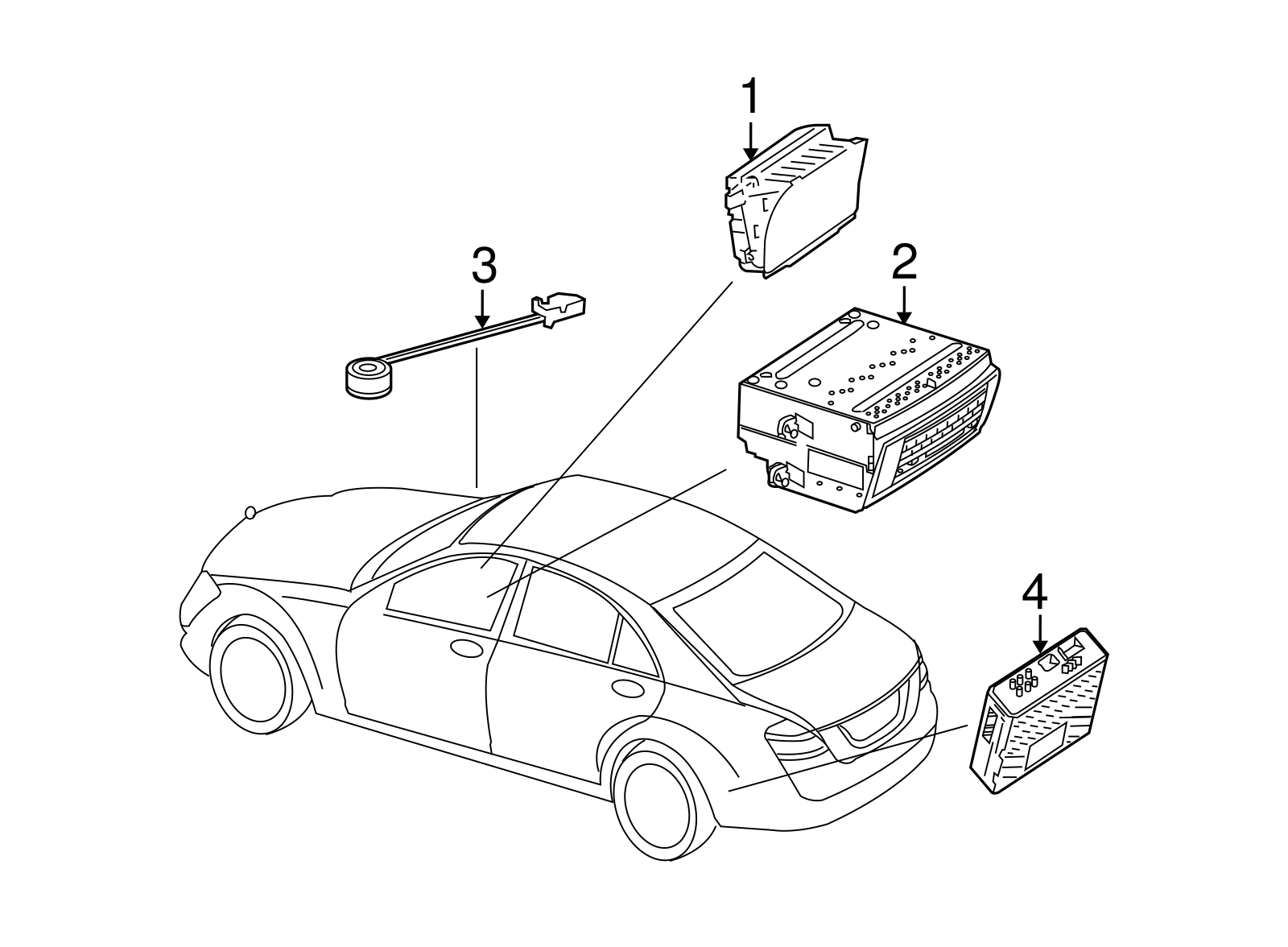 1954-2013 Mercedes-Benz Remanufactured Command Head Unit 7012 For W221, Fo 221-870-59-95-80 | MB ...