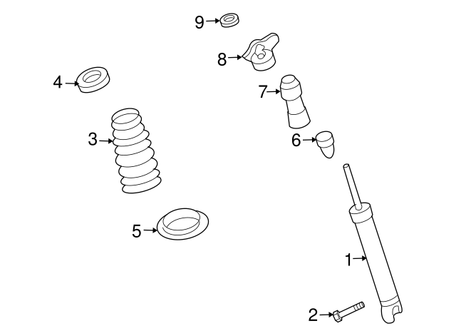 2006-2010 Kia Optima Shock 55311-2G700 | OEM Parts Online