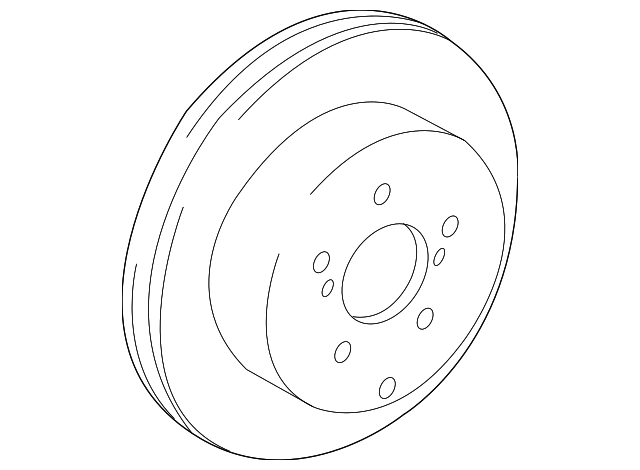 42431-52160 - Rotor For 2011-2017 Lexus CT200h | Lexus OE Parts