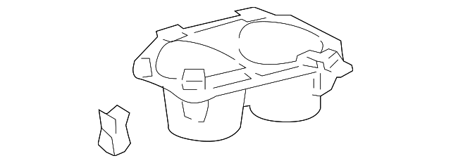 Genuine Toyota Cup Holder part# 58837-0R010-B0 for 2006-2012 Toyota ...