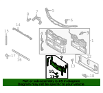 2020-2024 Mazda CX-30 Air Baffle DGH9-50-7M0 | QuirkParts