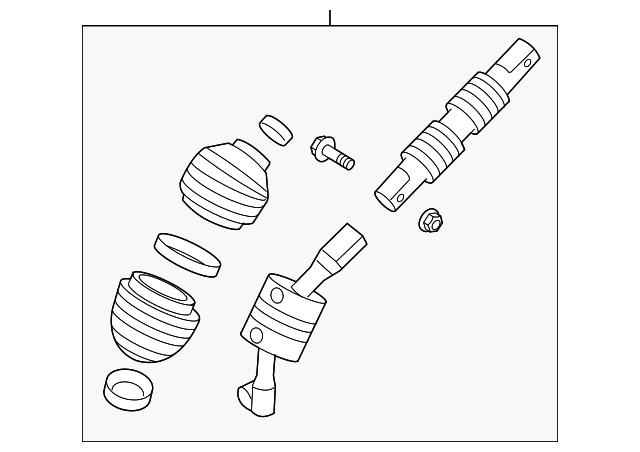 19420043 - Steering Gear Coupling Shaft 2007-2014 GM | AutoNation Parts