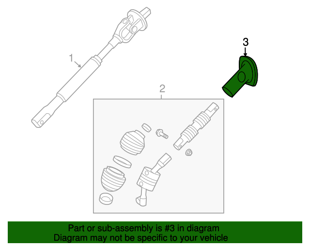 2007-2020 GM Steering Column Seal 25815601 | GMPartsDirect.com