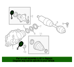 31-50-8-860-349 - Axle Seal - 2000-2025 BMW | Buy BMW Parts Now