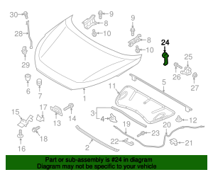 2016-2022 Hyundai Handle 81181-2B000-TRY | OEM Parts Online