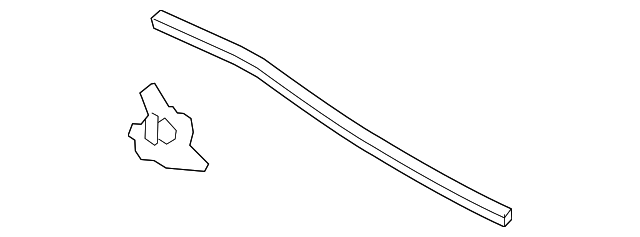 86437-D3000 - Inner Weather-Strip 2016-2021 Hyundai Tucson | Hyundai ...