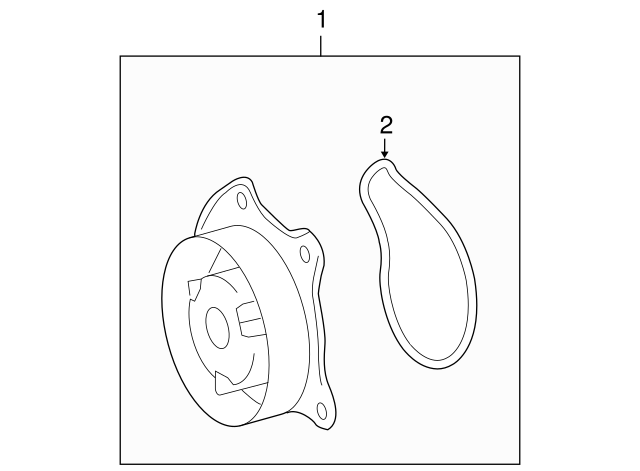 2008-2019 Toyota Water Pump Gasket 16271-37010 | Toyota Parts Center