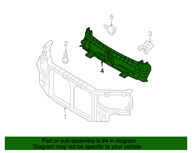 Genuine Air Duct for 2011-2015 Hyundai Sonata | Part# 86385-4R000 ...