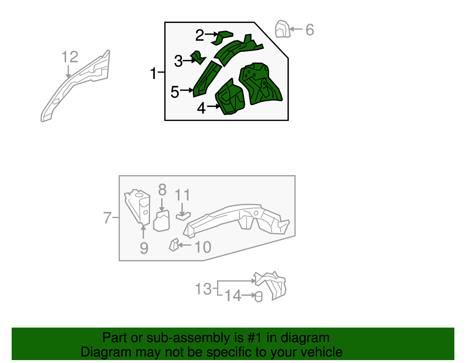 71119-TVA-F00 - Apron Assembly | Genuine Honda Parts