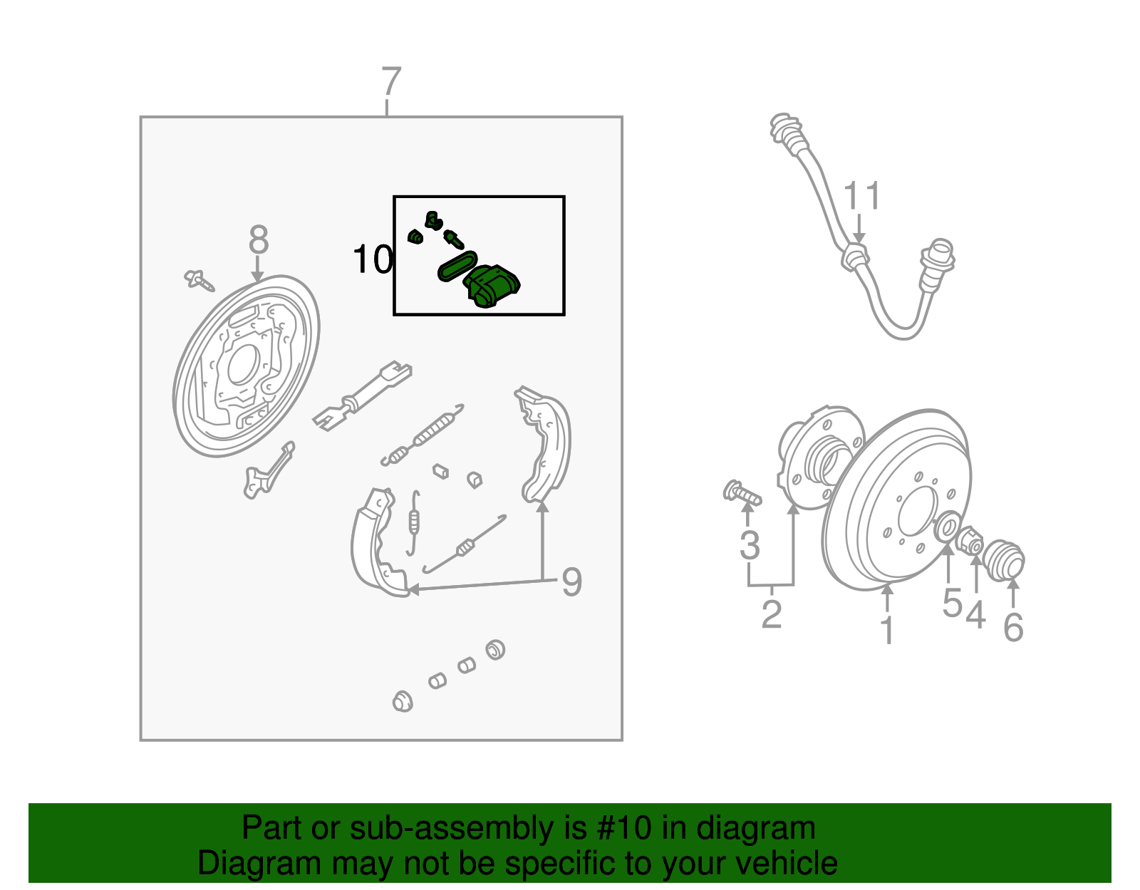 2000-2004 Hyundai Drum Brake Wheel Cylinder 58330-25000 | OEM Parts Online