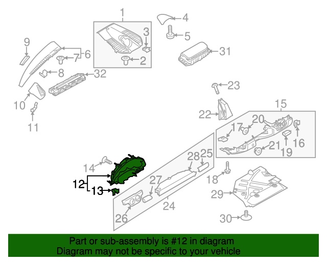 Genuine Porsche 991-552-525-01-3T0 |Cluster Cover | FREE Shipping on ...