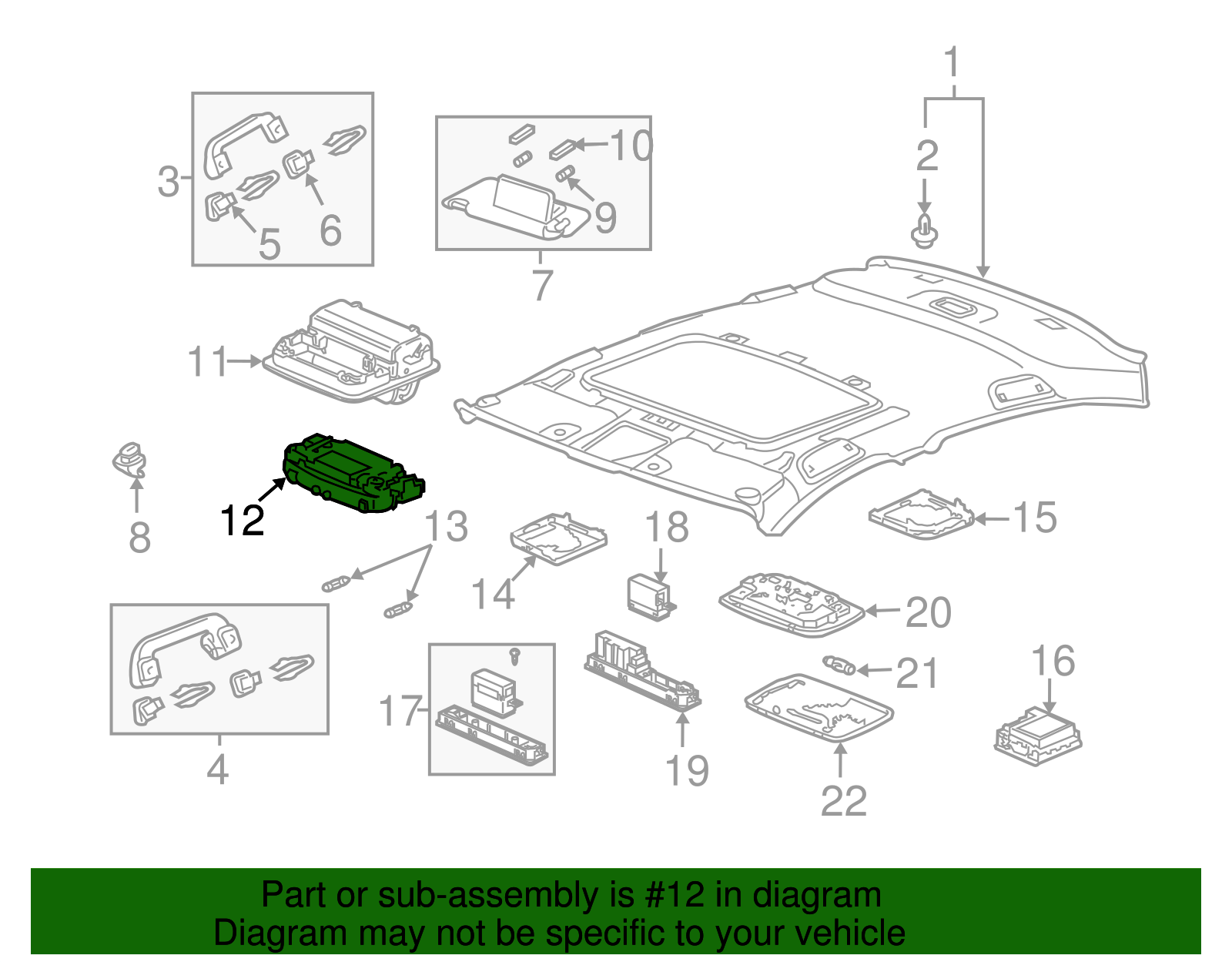 34404-SDA-A22 - 2008-2015 Honda - Base | Genuine Honda Parts
