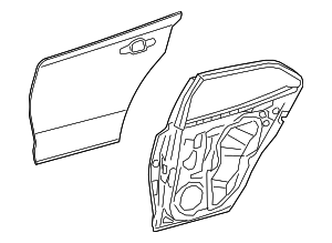 67003-02531 - Door Shell - 2020-2022 Toyota Corolla | OEM Genuine ...