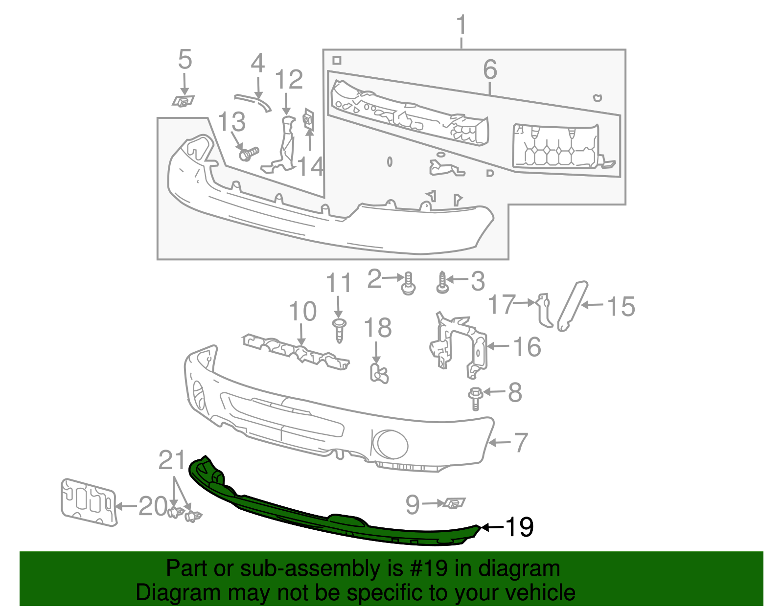 Genuine Ford Valance Panel 6L3Z-17626-CAPTM - Group1AutoParts.com ...