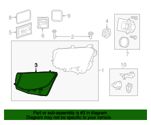 253-826-21-00-64 - Headlight Gasket 2020-2023 Mercedes-Benz ...