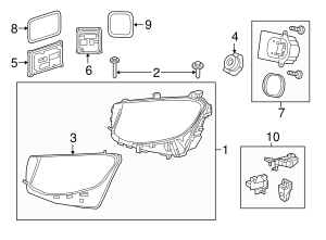 253-906-92-03 - Lamp Unit - Right For 2016-2023 Mercedes-Benz ...