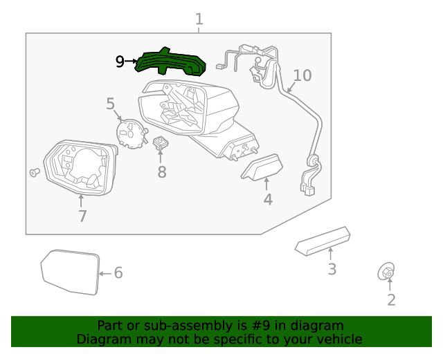 2019-2023 GM Signal Lamp 84560450 | AutoNationParts.com