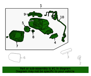 84698489 - Passenger Side Door Mirror Housing 2019-2025 Chevrolet ...