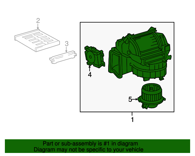 87130-06330 - Blower Assembly - 2012-2018 Toyota | Lithia Toyota Parts