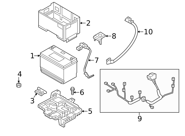 91850-S2510 - Wire Harness 2021-2023 Hyundai Santa Fe | AutoNation Parts