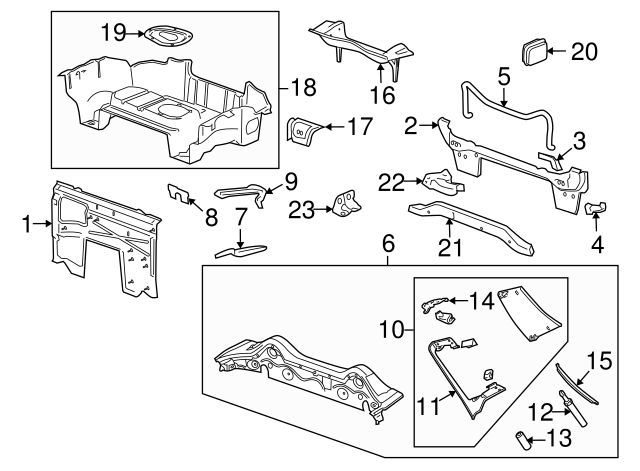 2006-2010 GM Panel 89025782 | QuirkParts