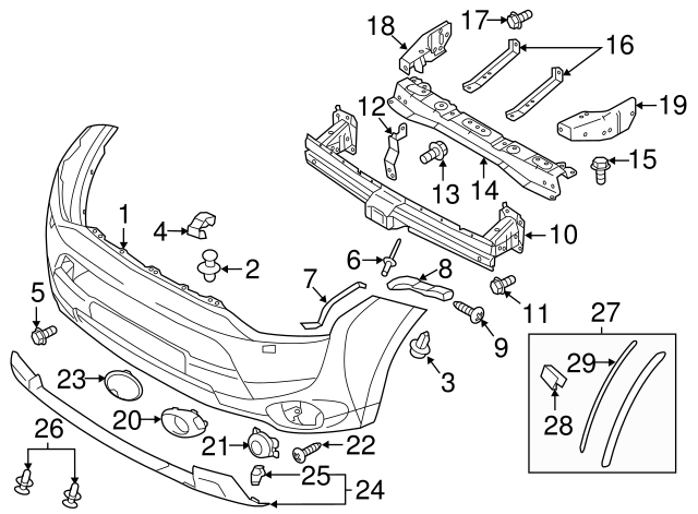 2015 Mitsubishi Outlander Trim Ring 6400G234 | Mitsubishi Parts On Sale
