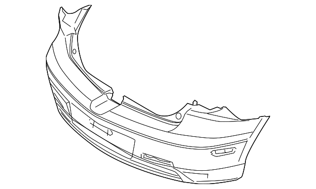 2007-2009 Mazda 3 Bumper Cover BA6R-50-221E-BB | Mazda-Parts