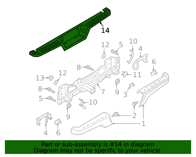 2021-2023 Ford F-150 Step Pad ML3Z-17B807-AB | OEM Parts Online