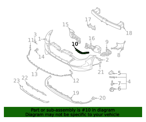 2020-2021 Hyundai Sonata Upper Bracket 865B2-L1000 | OEM Parts Online