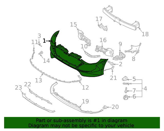 86510-L5020 - Bumper Cover - 2020-2021 Hyundai Sonata | World OEM Parts ...