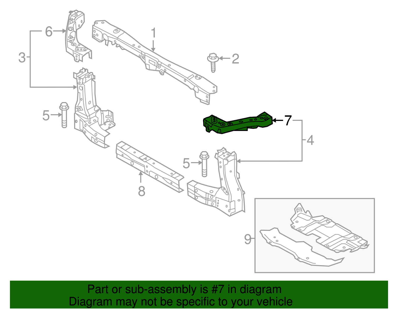 2017-2020 Nissan Armada Upper Extension 62513-1LB0A | Temecula Nissan Parts