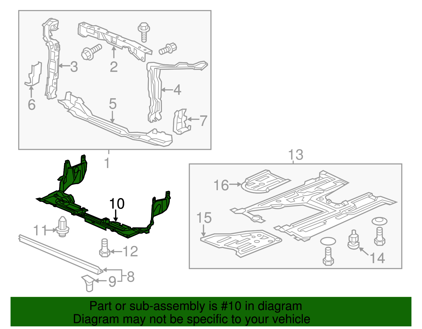 74111-TR3-A00 - 2012-2015 Honda Civic - Shield Front Splash | All ...