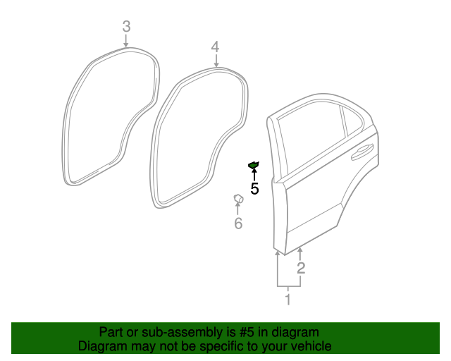 82132-27100 - Body Weather-Strip Clip 2003-2020 Kia | Kia.Parts Store
