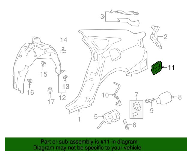 75450-TBA-A02 - Outlet Assembly Rear Air - 2016-2021 Honda | Honda Car ...