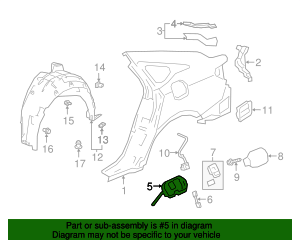 74480-TVA-A00 - Adapter Assembly, Fuel Cap - 2018-2020 Honda Accord ...