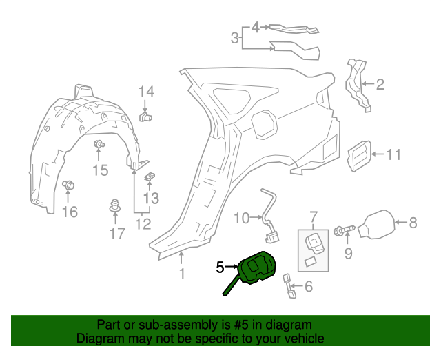74480-TVA-A00 - Adapter Assembly, Fuel Cap - 2018-2020 Honda Accord ...