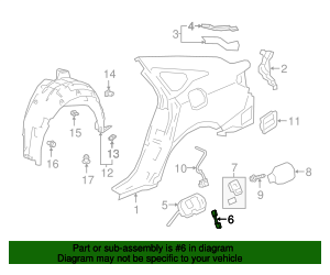 74482-TVA-A00 - Cover Fuel Adapter - 2018-2020 Honda Accord | Genuine ...