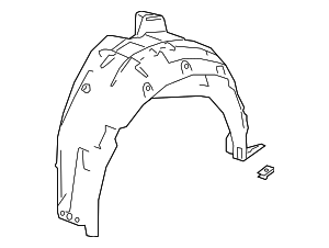 74540-TVA-A00 - Wheelhouse Liner 2018-2022 Honda Accord | Honda Parts ...