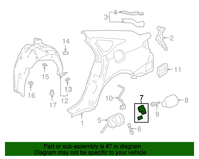 17667-TVA-A01 - Outer Cover 2018-2022 Honda Accord | Honda Parts Online