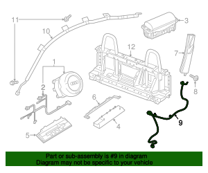 8S0-971-553 - Harness 2016-2023 Audi | Audi OEM Parts