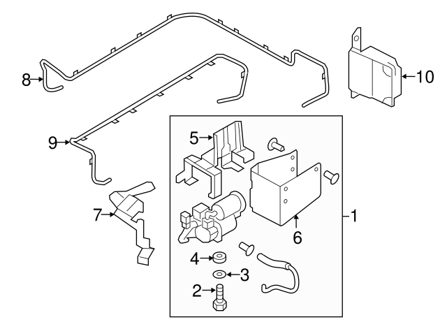 2017-2020 Nissan Armada Control Module 28581-1LA8A | TascaParts.com