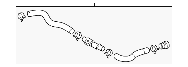 25414-D9500 - Upper Hose - 2018-2021 Hyundai Tucson | World OEM Parts ...