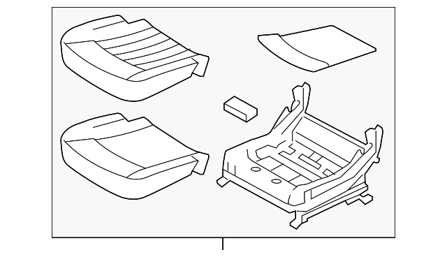 Hyundai - 88100-3M314-RHE - Cushion Assembly - 2012-2014 Hyundai ...