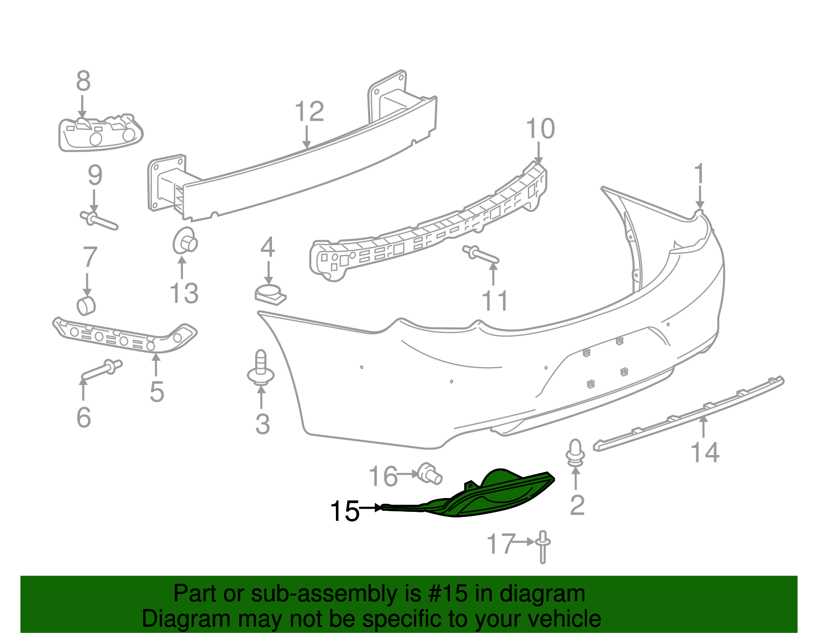26230147 - Driver Side Exhaust Tail Pipe Heat Sleeve 2017-2019 Buick ...