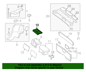231-810-31-00-9H15 - Cover Panel 2013-2020 Mercedes-Benz | Mercedes ...