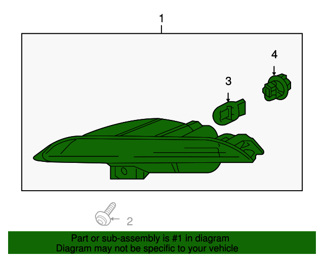 33300-TM8-003 - Signal Lamp Assembly 2010-2011 Honda Insight | Honda ...