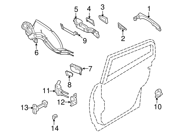 82500-1CA0A - Lock Actuator 2009-2017 Infiniti | AutoNationParts.com