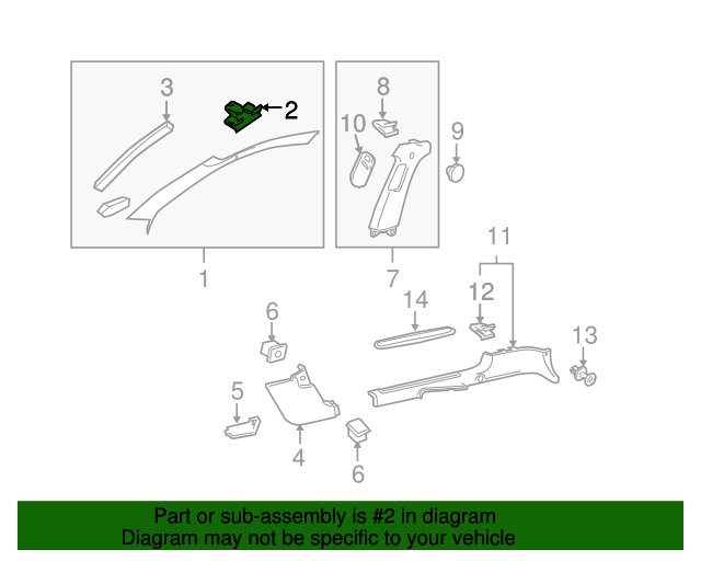 1988-2006 GM Clip/Clamp - Garnish Molding 11561094 | GM Parts Center