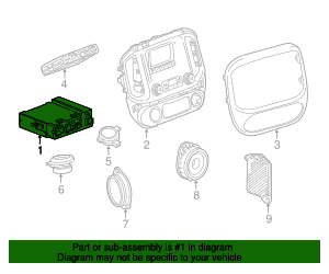 2016 GM Radio 13506384 | OEM Parts Online
