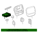 2016-2018 GM Radio Control Unit 84278545 | GM Parts Center